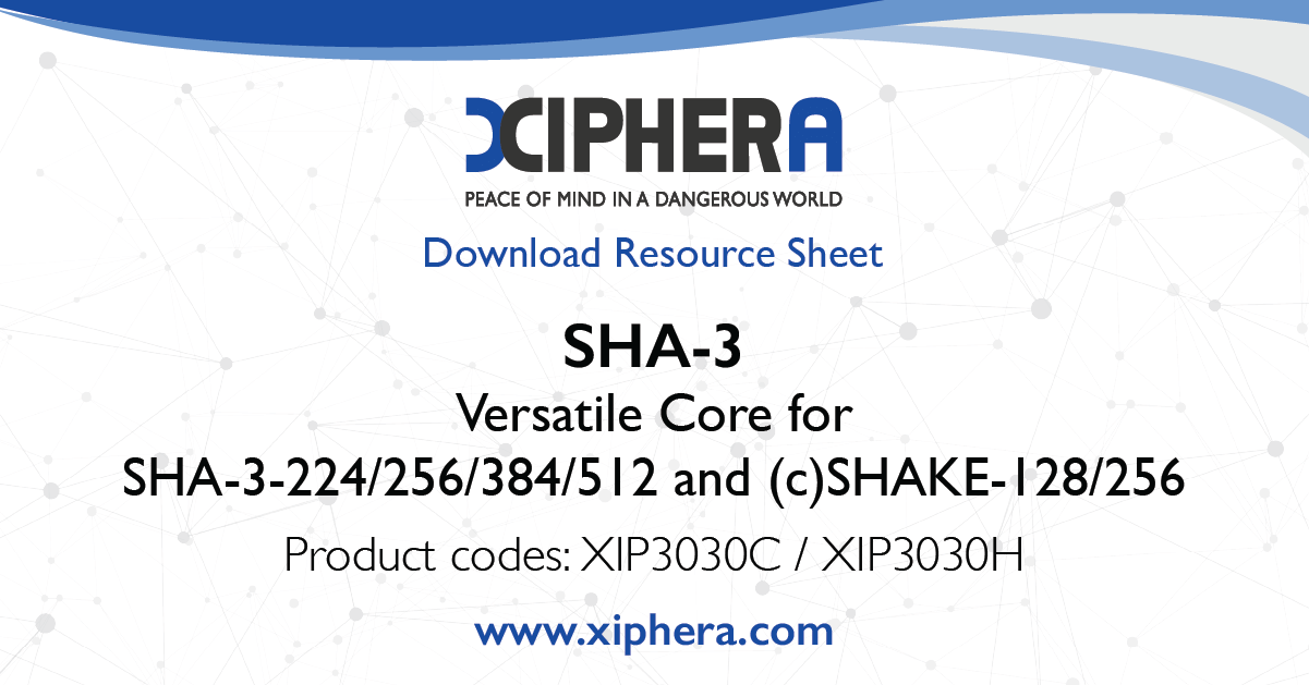XIP3030 - Download Resource Sheet - Xiphera